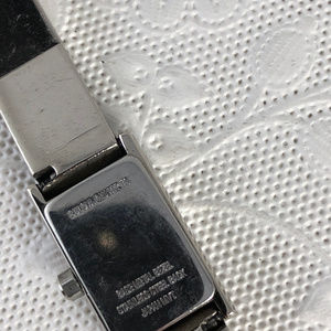 Bulova | Accessories | Vintage Bulova Beveled Case Crystal Ss Watch ...